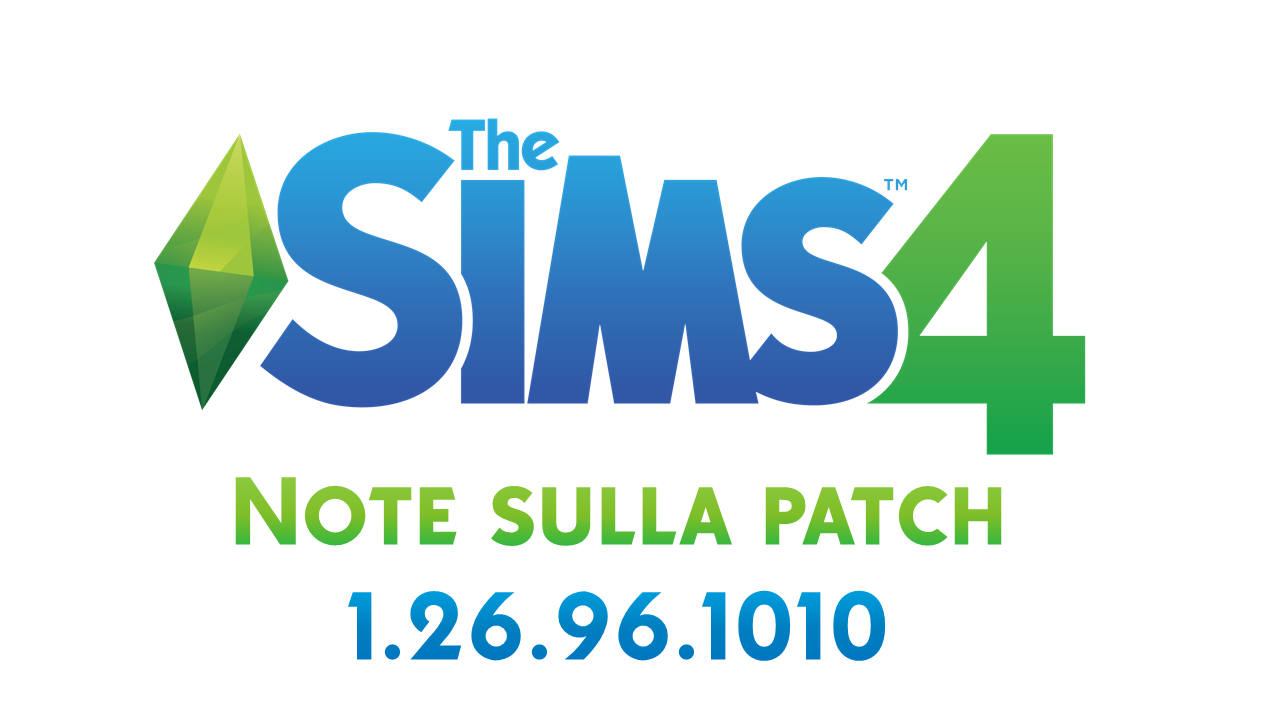 The Sims 4 - Note sulla patch 1.26.96.1010 - SimsWorld