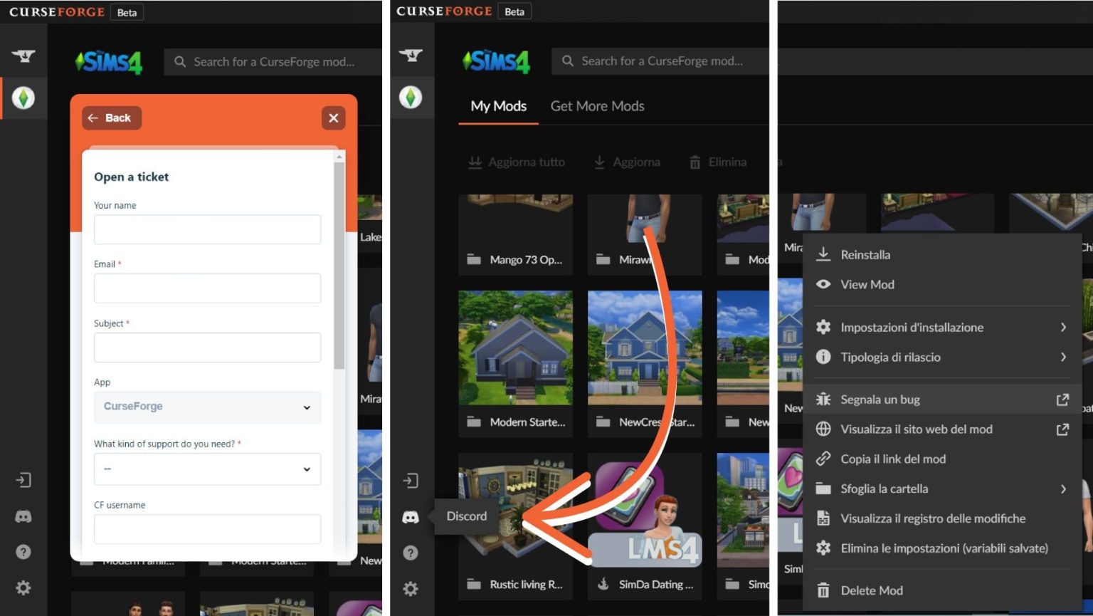 The Sims 4 - Guida all'uso di CurseForge per scaricare e gestire Mods e ...