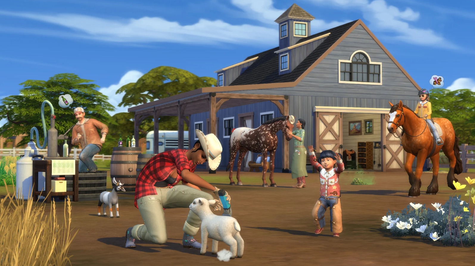 The Sims 4, trapelano immagini e caratteristiche dell'espansione Horse ...