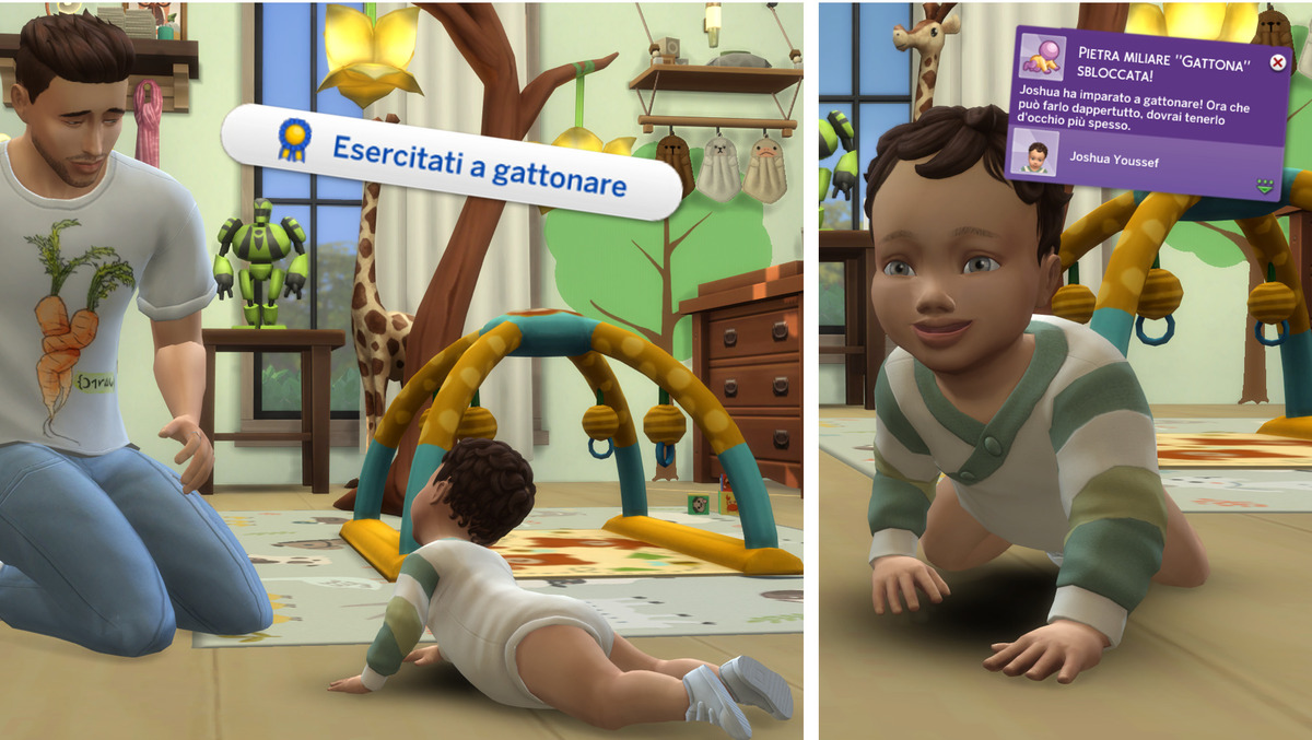 The Sims 4 Cresciamo Insieme - Come sviluppare i movimenti dei lattanti ...